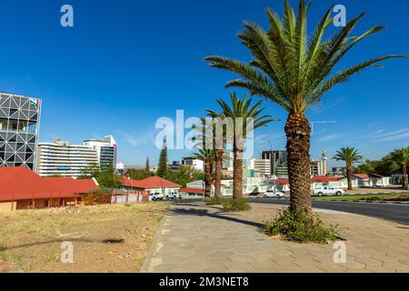 City Center of Windhoek. Windhoek is the capital and the largest city ...
