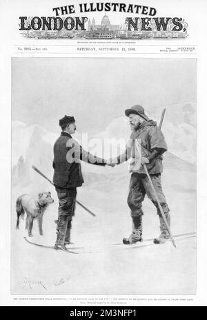 Nansen's North Pole Expedition - Explorer Captain Otto Sverd Stock ...