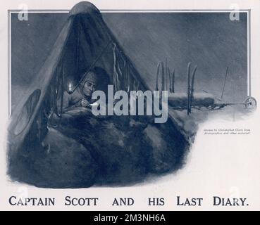 Scott tent covered in snow after storm polar plateau Antarctica Stock ...