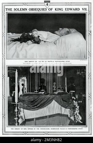 Death of Edward VII Stock Photo - Alamy