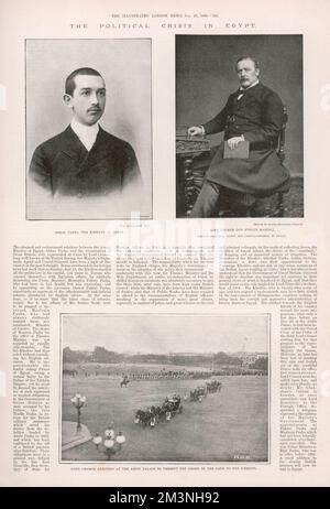 Abbas Pasha, Khedive of Egypt (1892 Stock Photo - Alamy