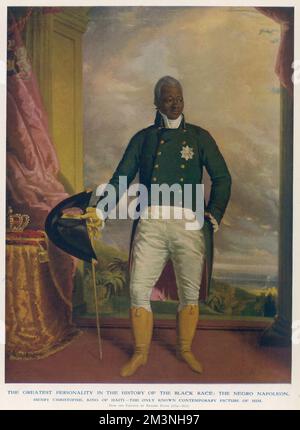 Henri Christophe, leader of the Haitian Revolution and king of Haiti ...