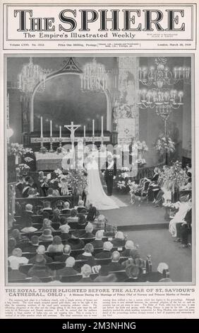 The wedding took place at St. Saviour’s, Highbury, London, on July 28 ...