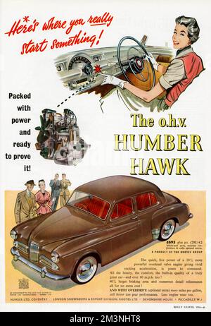 Humber car advertisement Stock Photo - Alamy