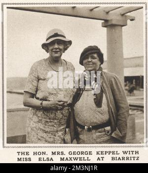 Alice Keppel, mistress of King Edward VII, pictured with her debutante ...