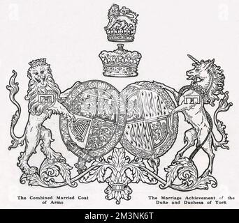 Royal crest with Lion and Unicorn, on top of the gateway to Alexandra ...