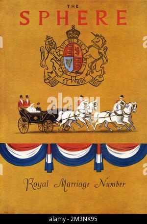 The Sphere magazine front cover November 9th 1935. Covered in adverts ...