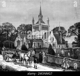 Whippingham Church, Isle of Wight. The church where Princess Beatrice ...