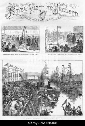 The Royal Visit to Ireland, 1885 Stock Photo - Alamy