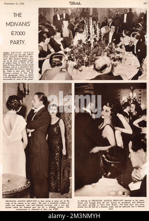 Woolworth heiress ( Barbara Hutton ) in London with her Prince Alexis ...