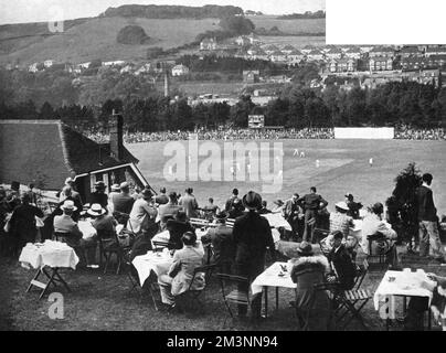 Crabble Cricket ground, Dover Stock Photo - Alamy