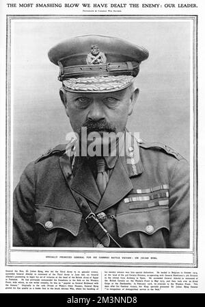 Julian Byng, 1st Viscount Byng of Vimy, British Army officer during WW1 ...