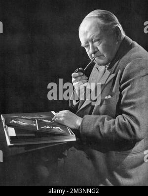 Portrait of the composer Sir Arnold Bax (1883-1953). Museum: PRIVATE ...