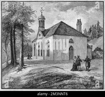Old Crathie Kirk Stock Photo - Alamy