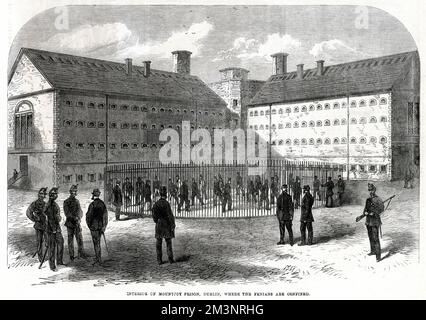 MOUNTJOY PRISON, Dublin, in 1866 Stock Photo - Alamy
