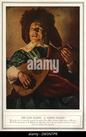 A lute player Stock Photo - Alamy