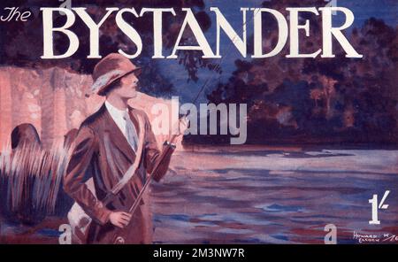 Bystander masthead design, 1927 Stock Photo - Alamy