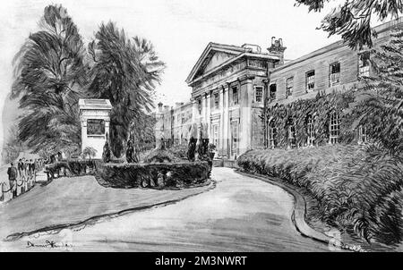 A view of Mill Hill School, an independent school in north west London ...