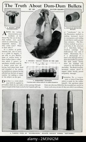 Result of a dum dum bullet (2 Stock Photo - Alamy