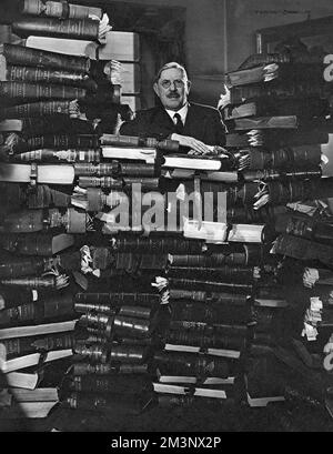 Bruce Ingram, editor of the Illustrated London News Stock Photo - Alamy