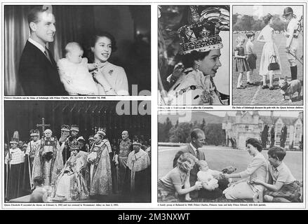 Scenes from the life of Queen Elizabeth II Stock Photo - Alamy