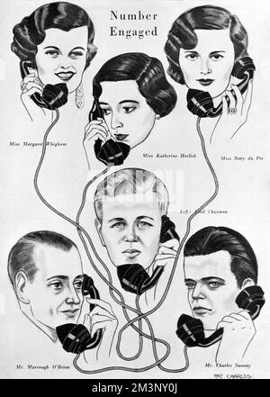 Mr Charles Sweeney and Miss Margaret Whigham Stock Photo - Alamy