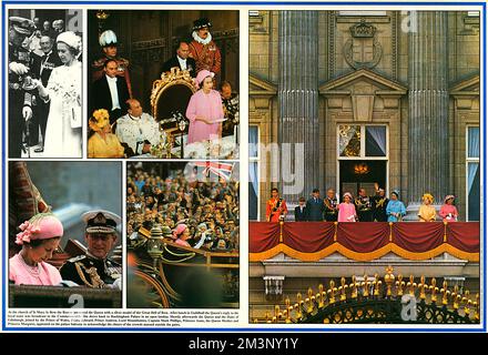 The Queen Mother, Prince Edward and Lord Downpatrick on the balcony of ...