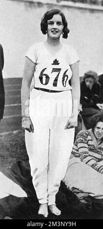 Canadian high jumper Ethel Catherwood won the gold medal and was ...