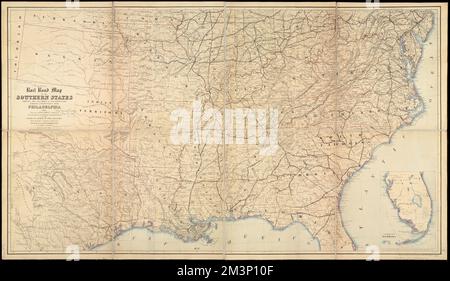Southern States , Railroads, Southern States, Maps, Southern States ...