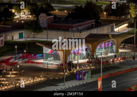 Al Bidda Metro Station Corniche Qatar Stock Photo - Alamy