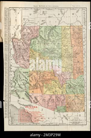 Arizona , Railroads, Arizona, Maps, Arizona, Maps Norman B. Leventhal ...