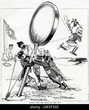 Cartoon, The Allies, WW1 Stock Photo - Alamy