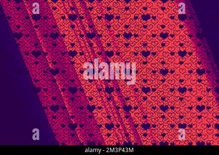 Hearts patterns template for greeting card or valentine s day Stock ...