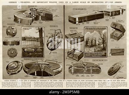 German Teller Anti tank land mine Stock Photo - Alamy