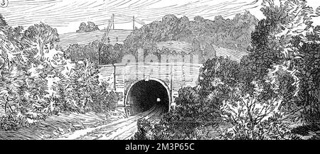 Balcombe Tunnel 1881 Stock Photo - Alamy