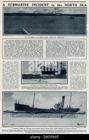 German mine sweep at sea Stock Photo - Alamy