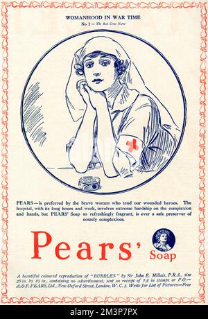 Pears' Soap advertisement, WW1 Stock Photo - Alamy