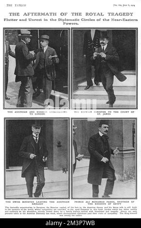 Following the assassination of Archduke Franz Ferdinand of Austria and ...