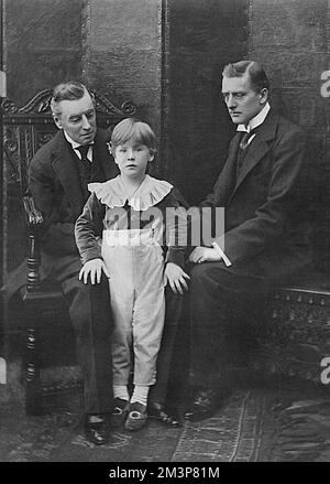 Three generations of the Chamberlain family. On the left is Joseph ...