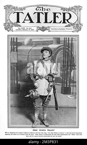 Miss Vesta Tilley (1864-1952), music hall entertainer best known for ...