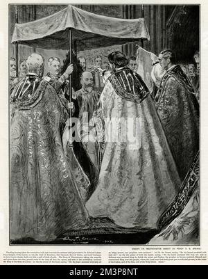 The Ampulla and Coronation Spoon. When a monarch is anointed, the Dean ...