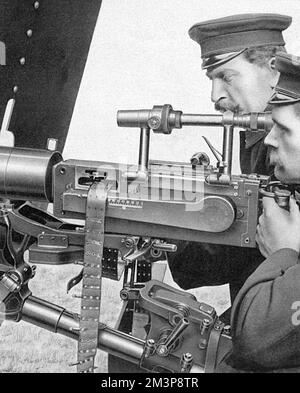 Great War German Machine Gun Team with Maxims Spandau 7.92mm water ...