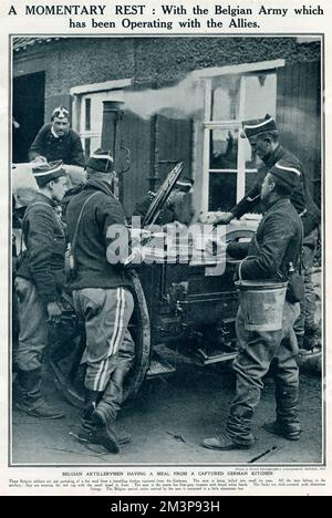 Belgian WW1 uniforms of First World War One officer captain and ...