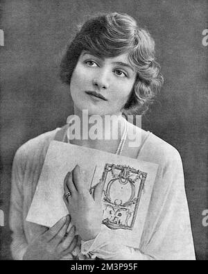 Actress Lily Elsie (Mrs Ian Bullough) pictured at St. Dunstan's Hostel ...