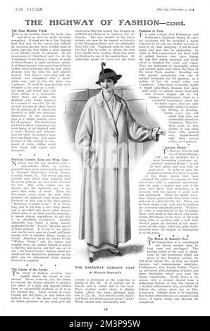 The Rainaway Conduit Coat at Kenneth Durward's. It is 48 inches long ...