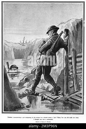 The trench periscope, WW1 Stock Photo - Alamy
