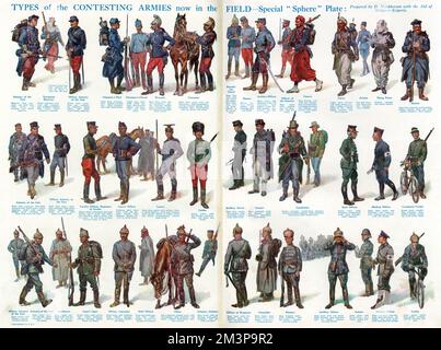 Belgian WW1 uniforms of First World War One officer captain and ...