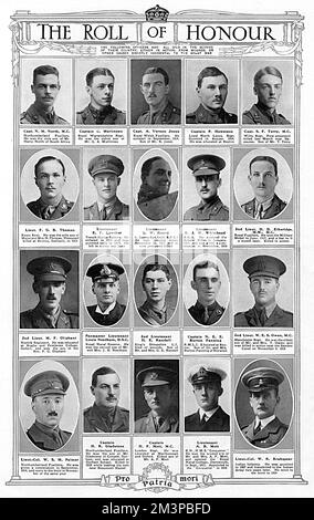 WW1 World War I - 2nd Lieut. Alan Arnett McLeod VC Victoria Cross Stock ...