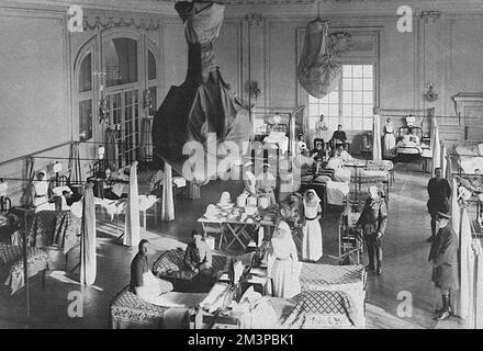 WW1 - British Military Hospital Ward Stock Photo - Alamy