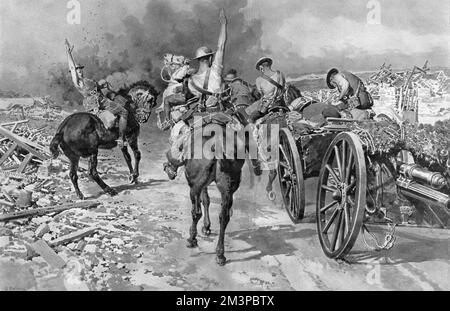world war i, british battery position, battle terrain, ww1, wwi, world ...